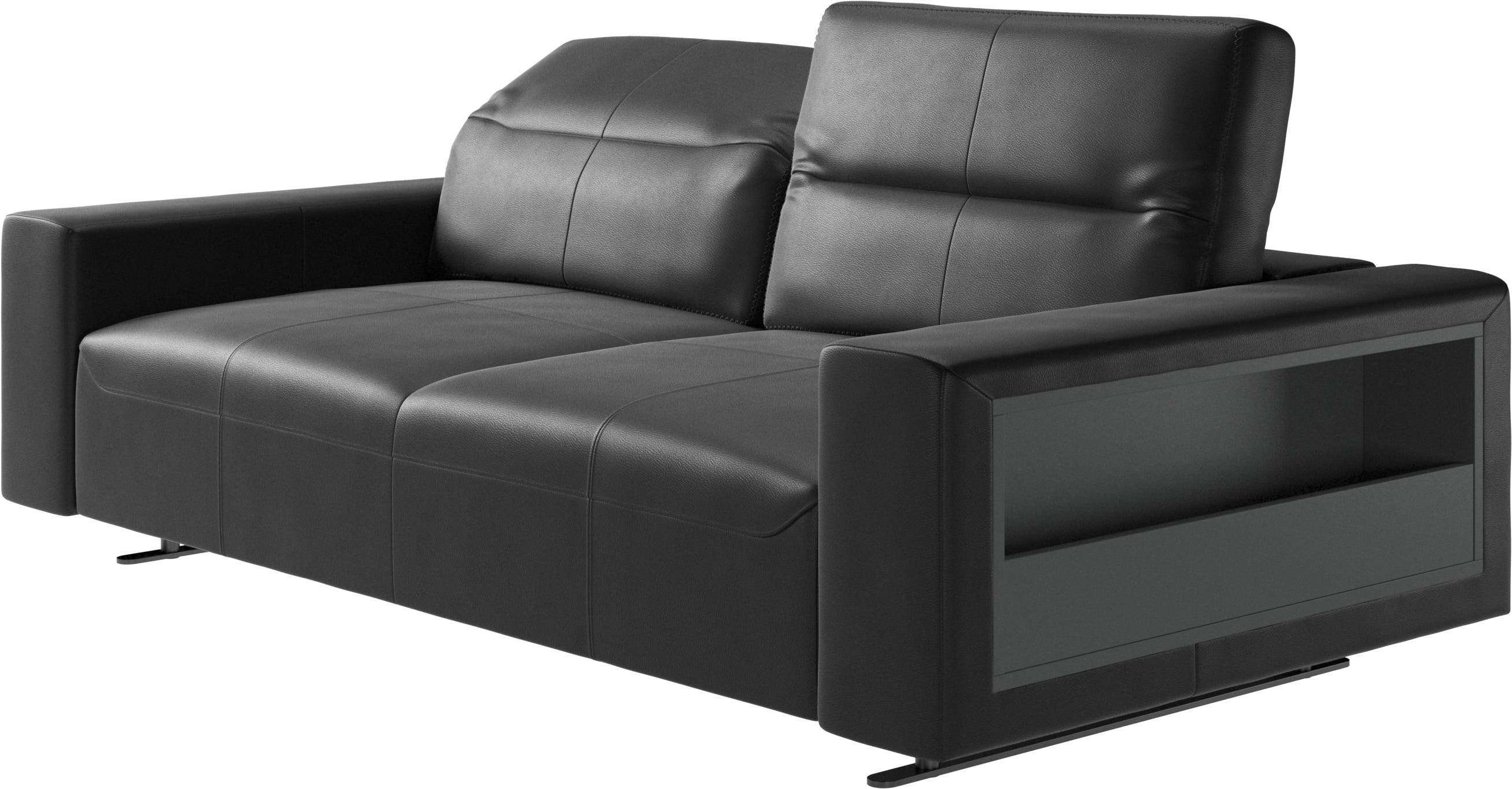 Hampton sofa with adjustable back and storage on the right Hampton sofa with adjustable back and storage on the right